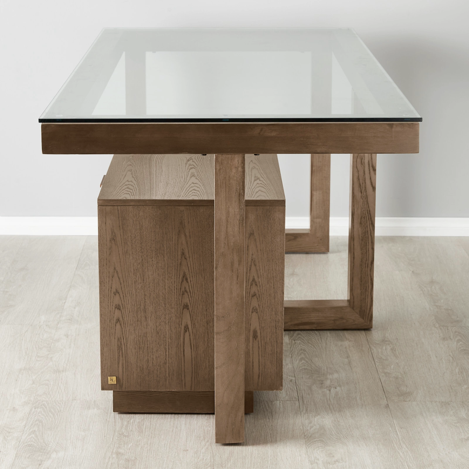 Dorothy Medium Brown Wooden Desk | Koala Living