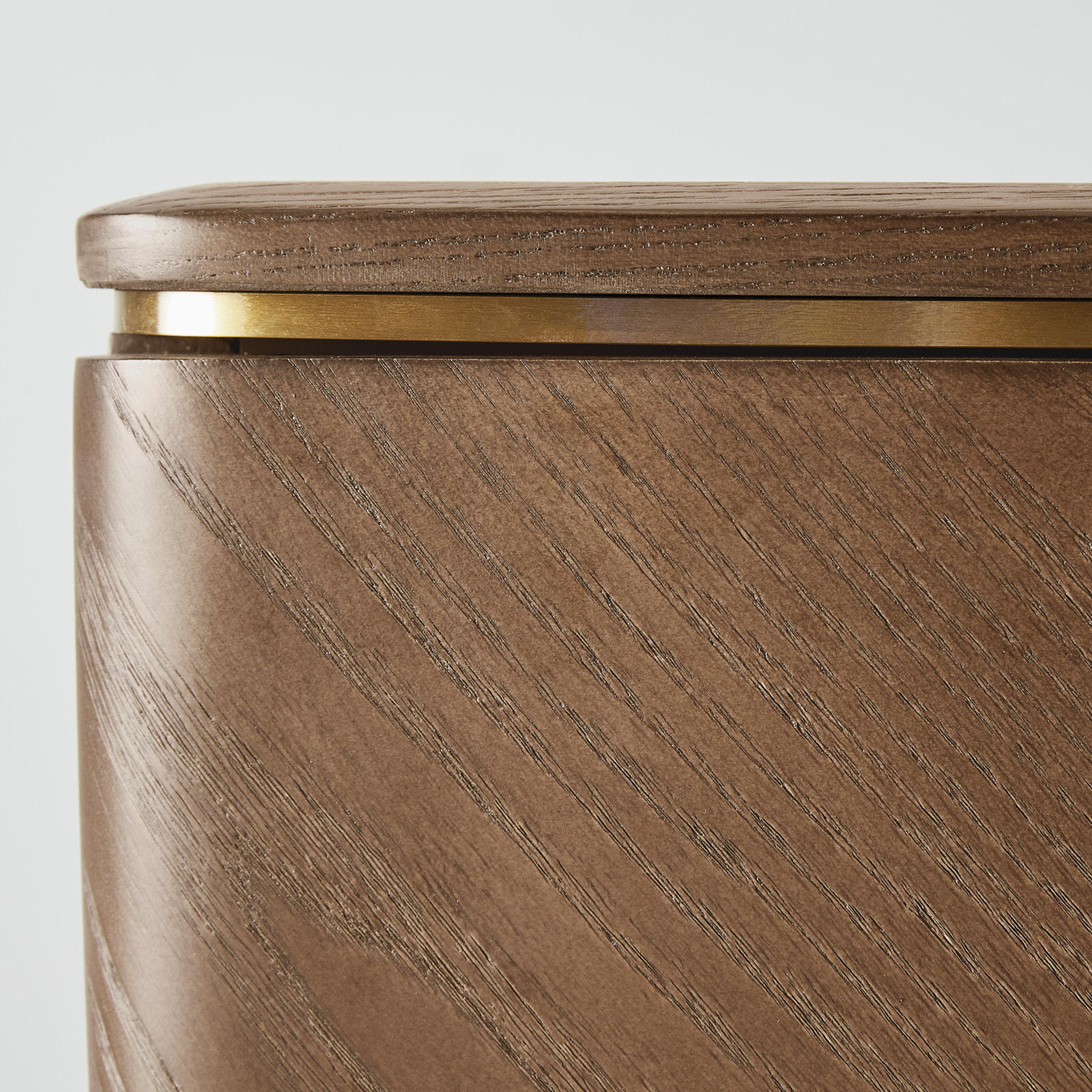 Beckham Light Brown Wooden Bedside Table
