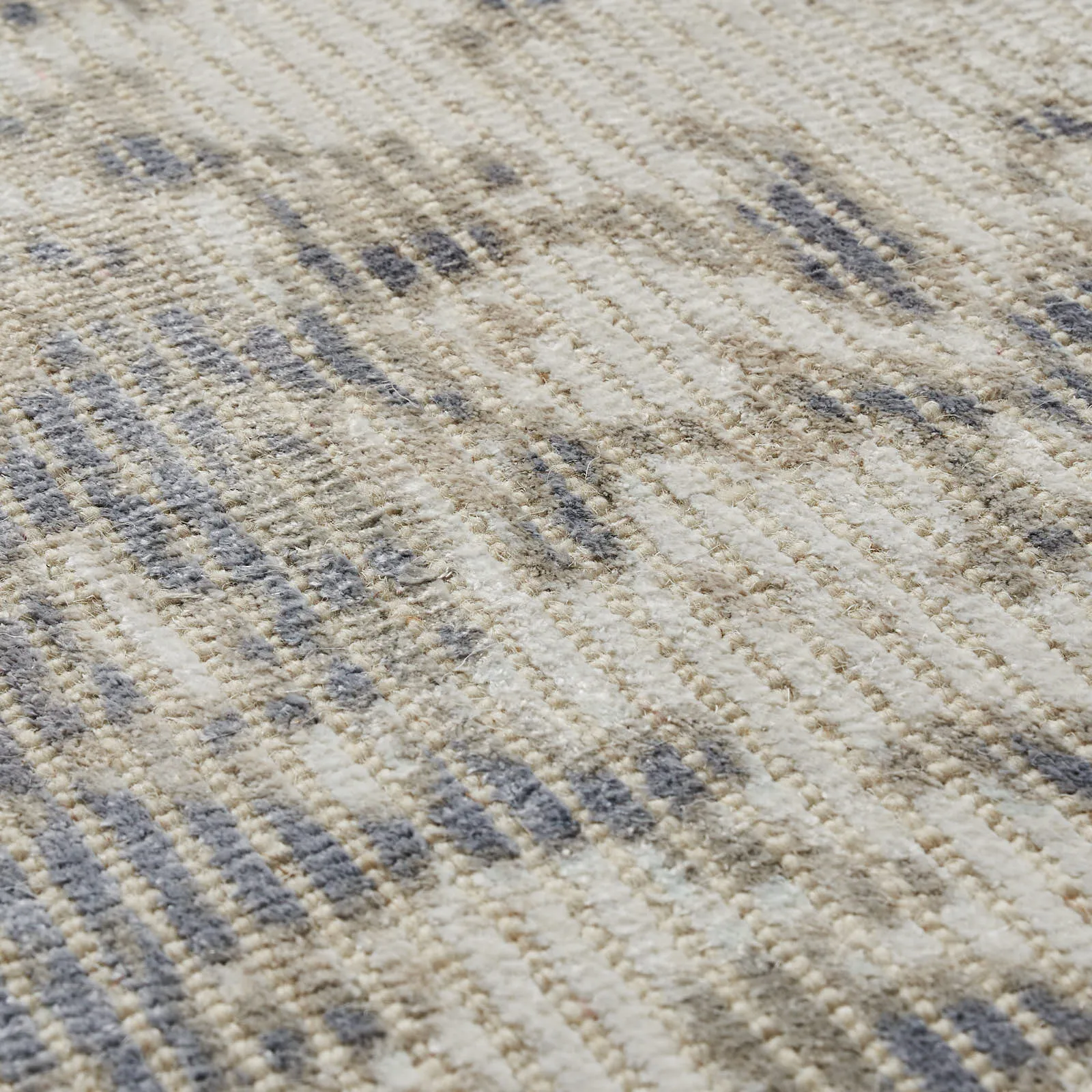 Maded Blue Beige Floor Rug - Large 250cm x 350cm