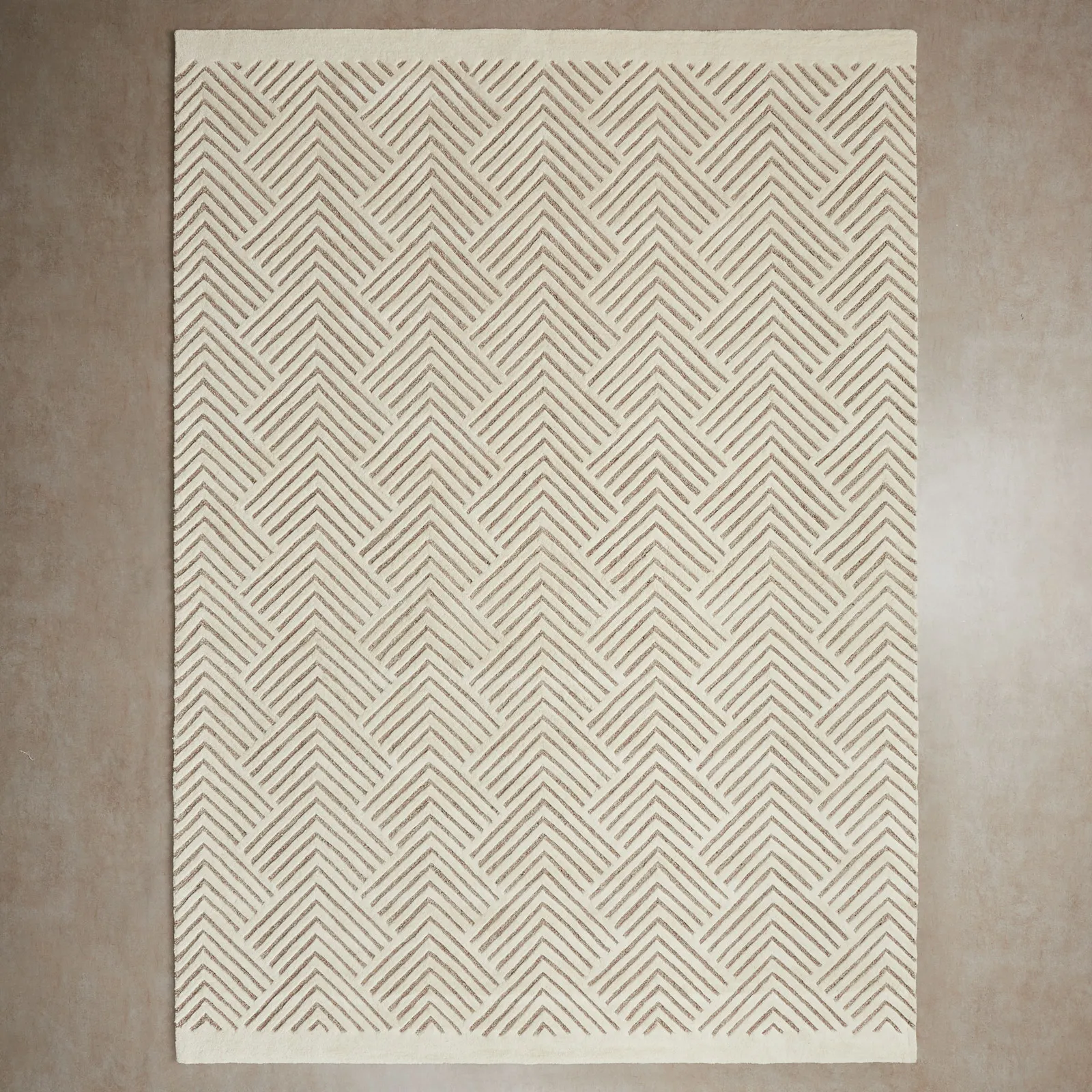 Alistair Ivory Beige Floor Rug - Medium 200cm x 300cm