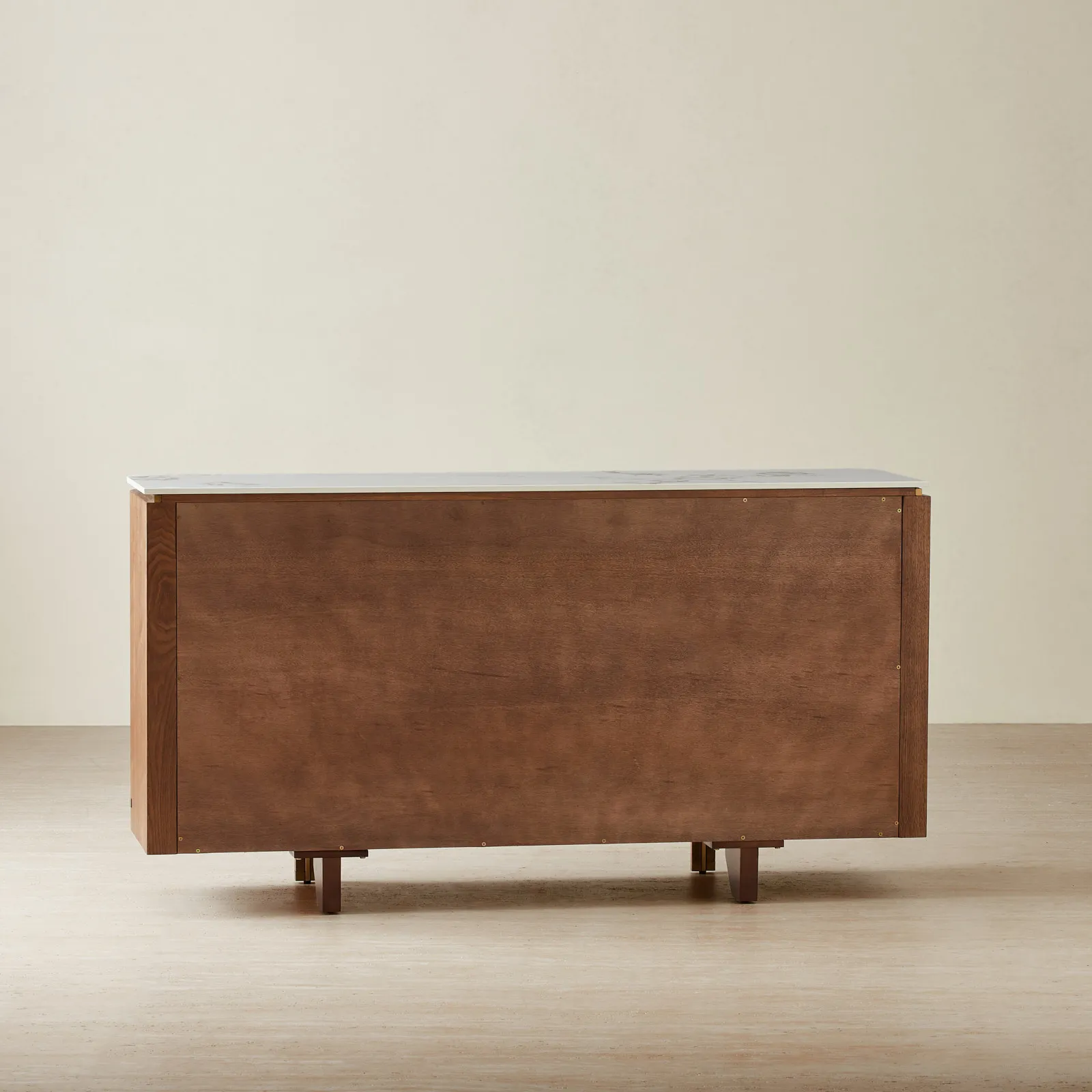 Portobello Toffee Brown Ash Veneer Sideboard - Pandora Brown Sintered ...