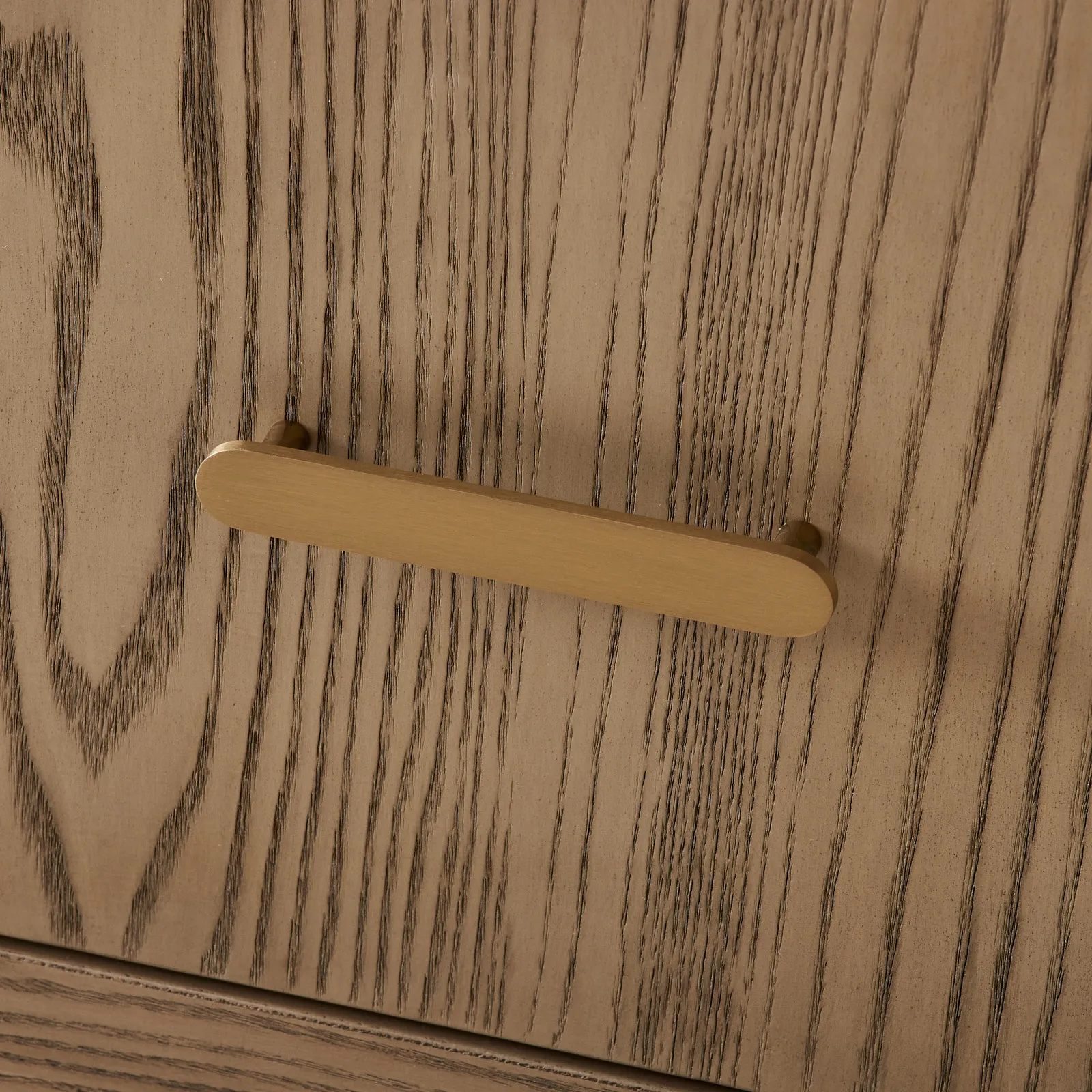 Portofino Medium Brown Display Cabinet