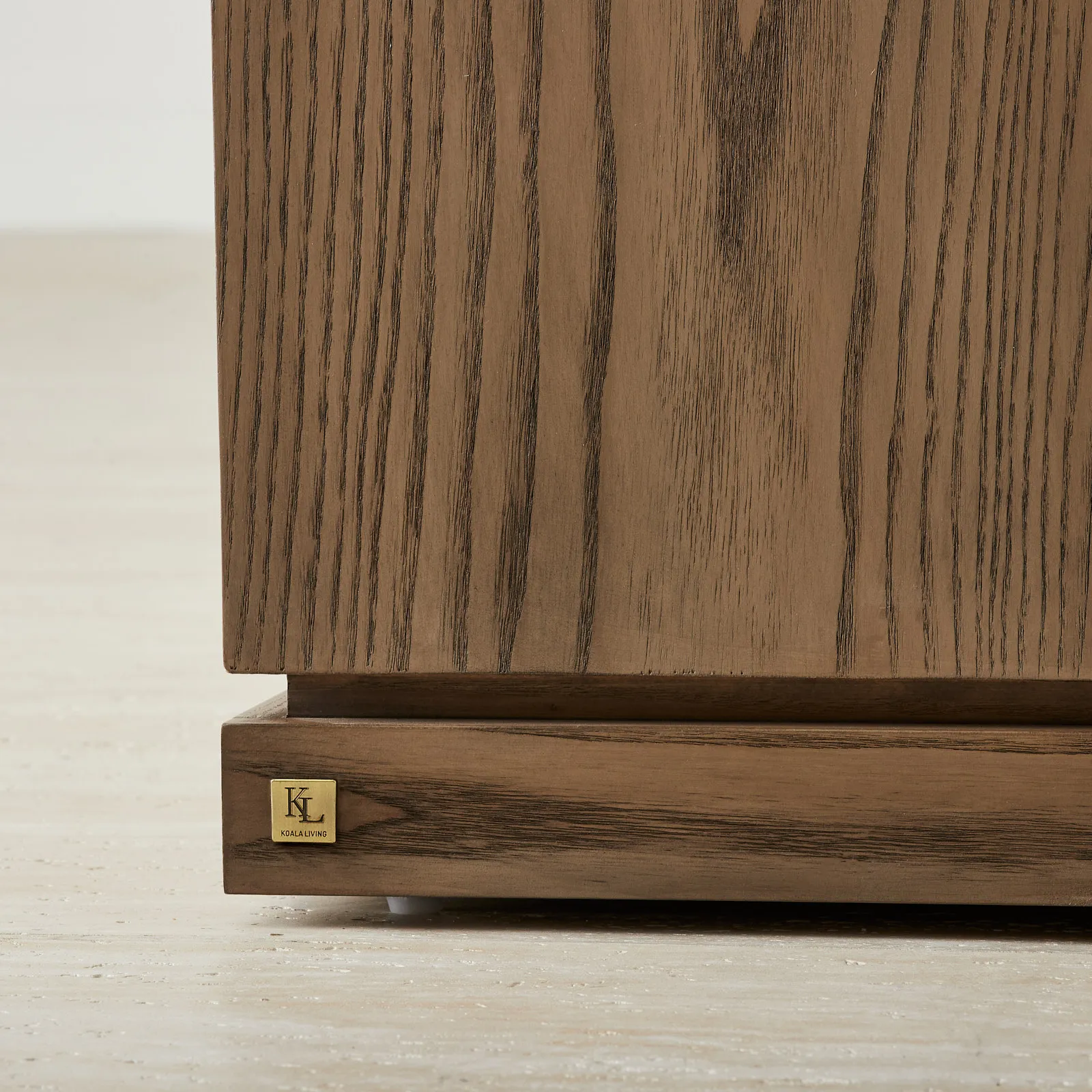 Portofino Medium Brown Display Cabinet