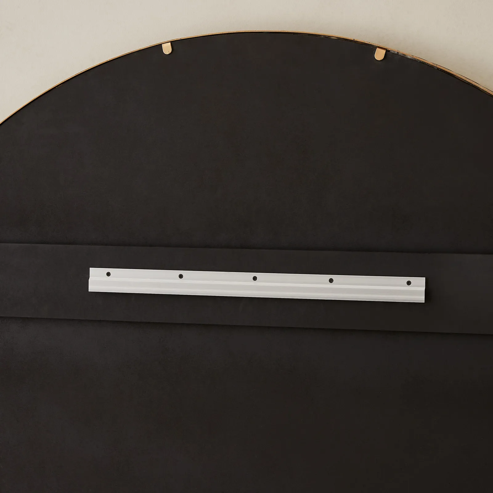 Millaray II Antique Gold Round Mirror