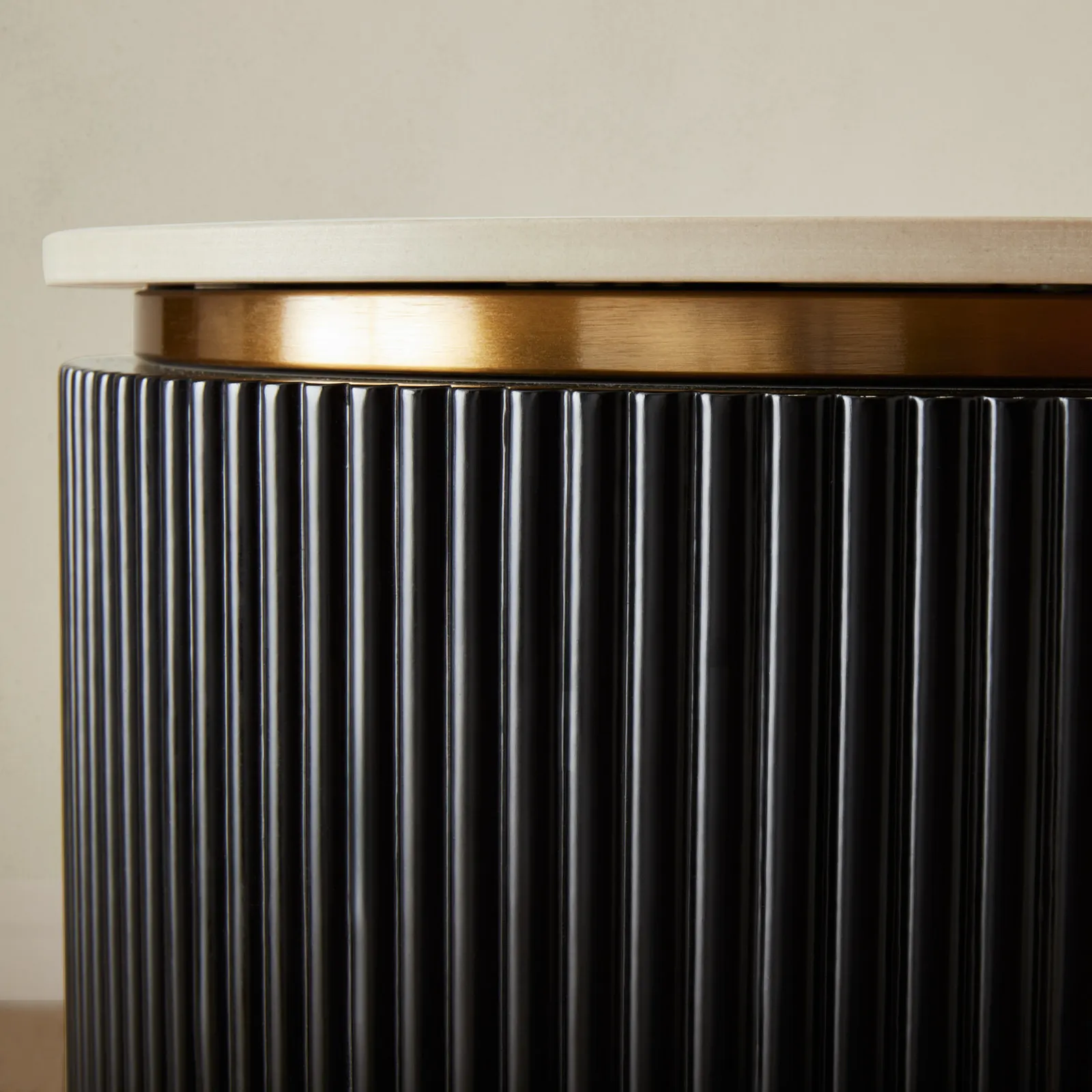 Archie White Sintered Stone Sideboard