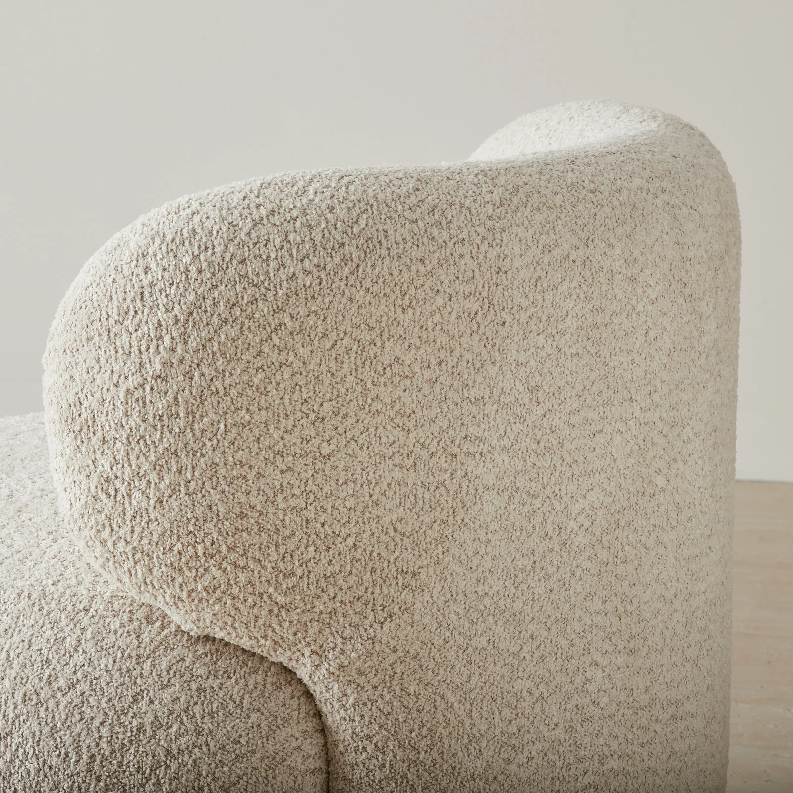 Brayden Stone Cream Woven Fabric Occasional Chair