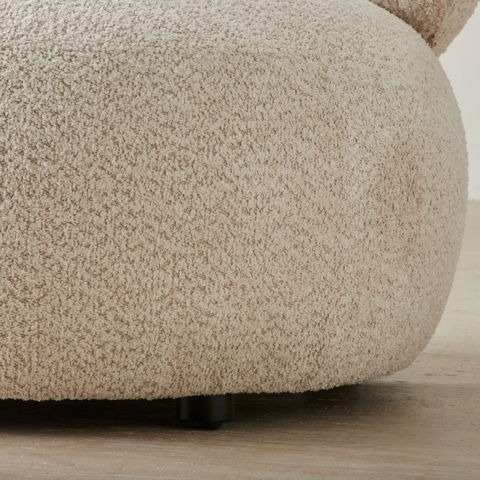 Brayden Stone Cream Woven Fabric Occasional Chair