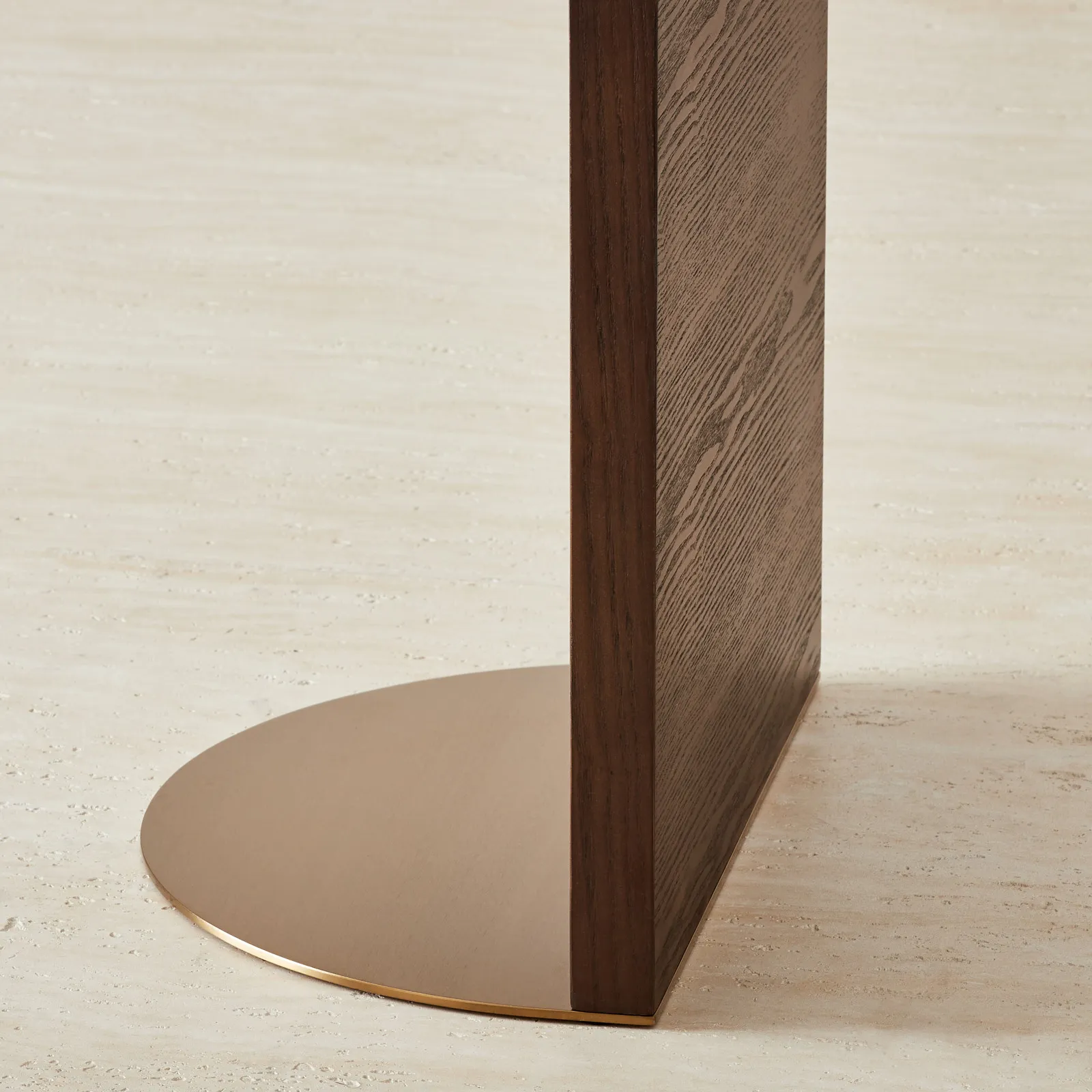 Reeves Amber Brown Side Table | Koala Living