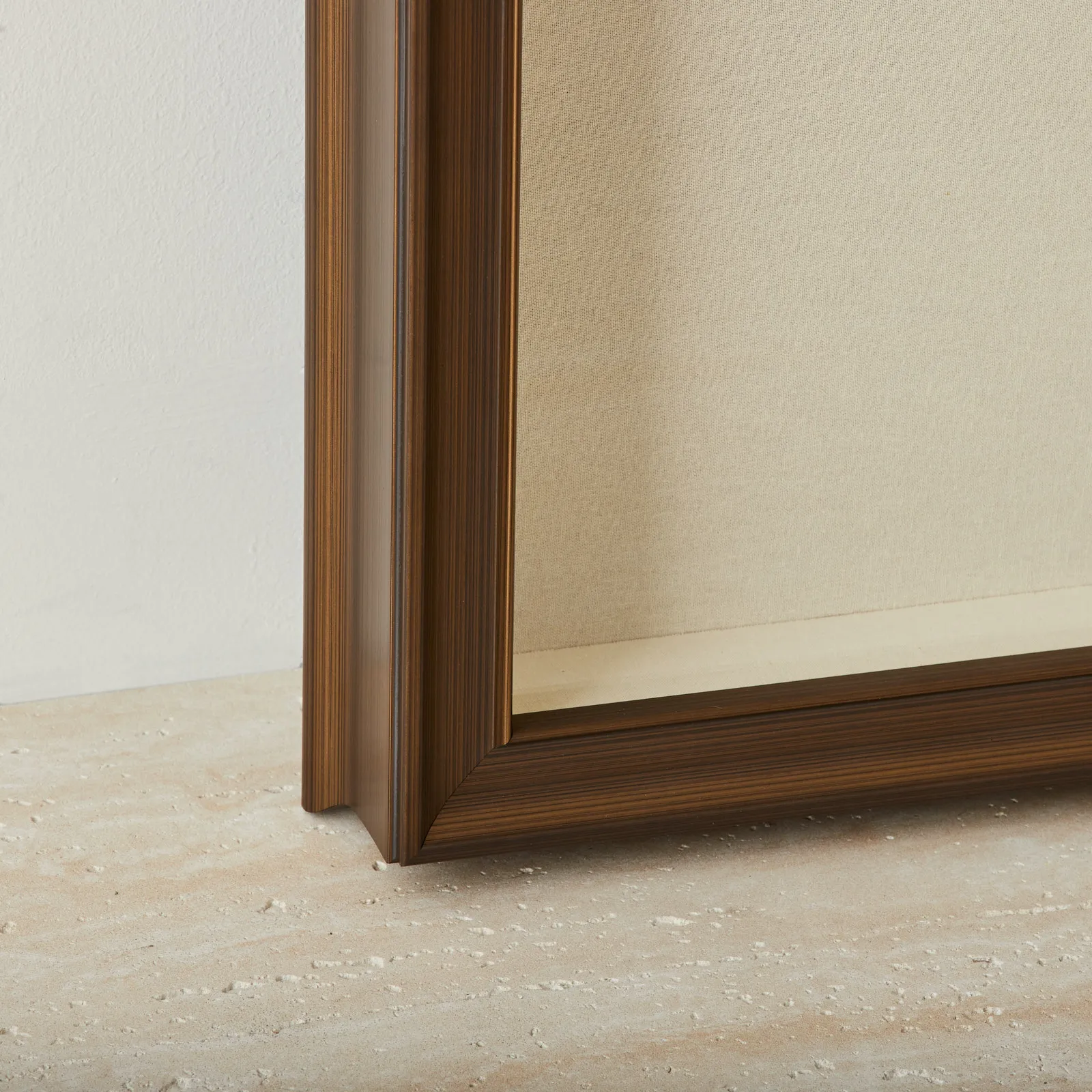 Axis Dolomite Shadow Box with Antique Brown Frame | Koala Living