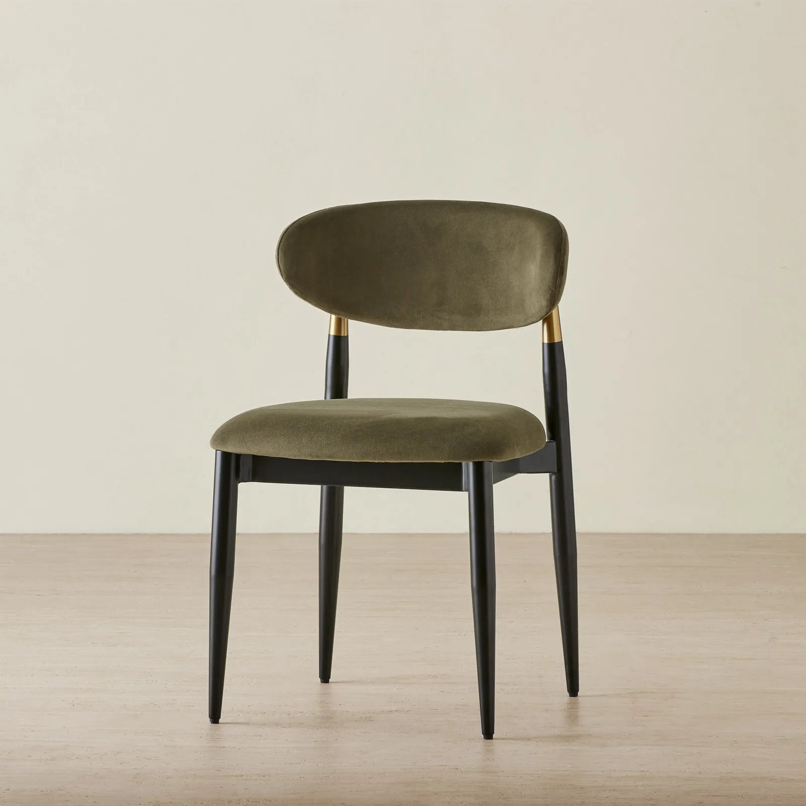 Amali Olive Green Velvet Dining Chair | Koala Living