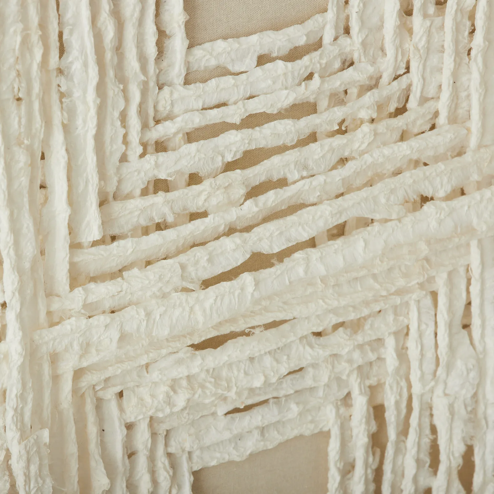 Verla Paper Pulp Shadow Box with Oak Color Frame | Koala Living