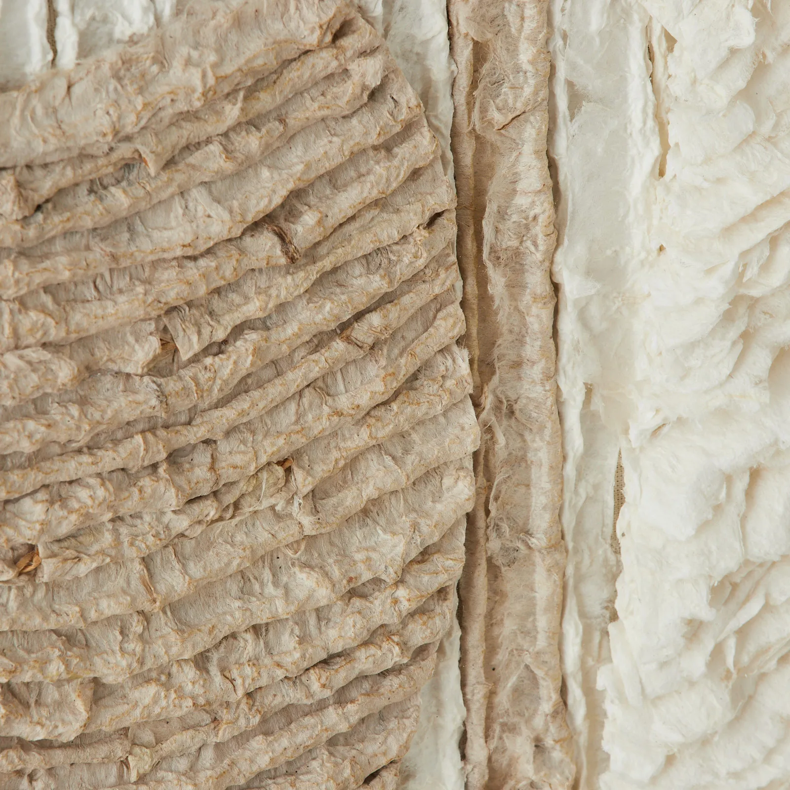 Trixie Paper Pulp Shadow Box with Light Brown Frame