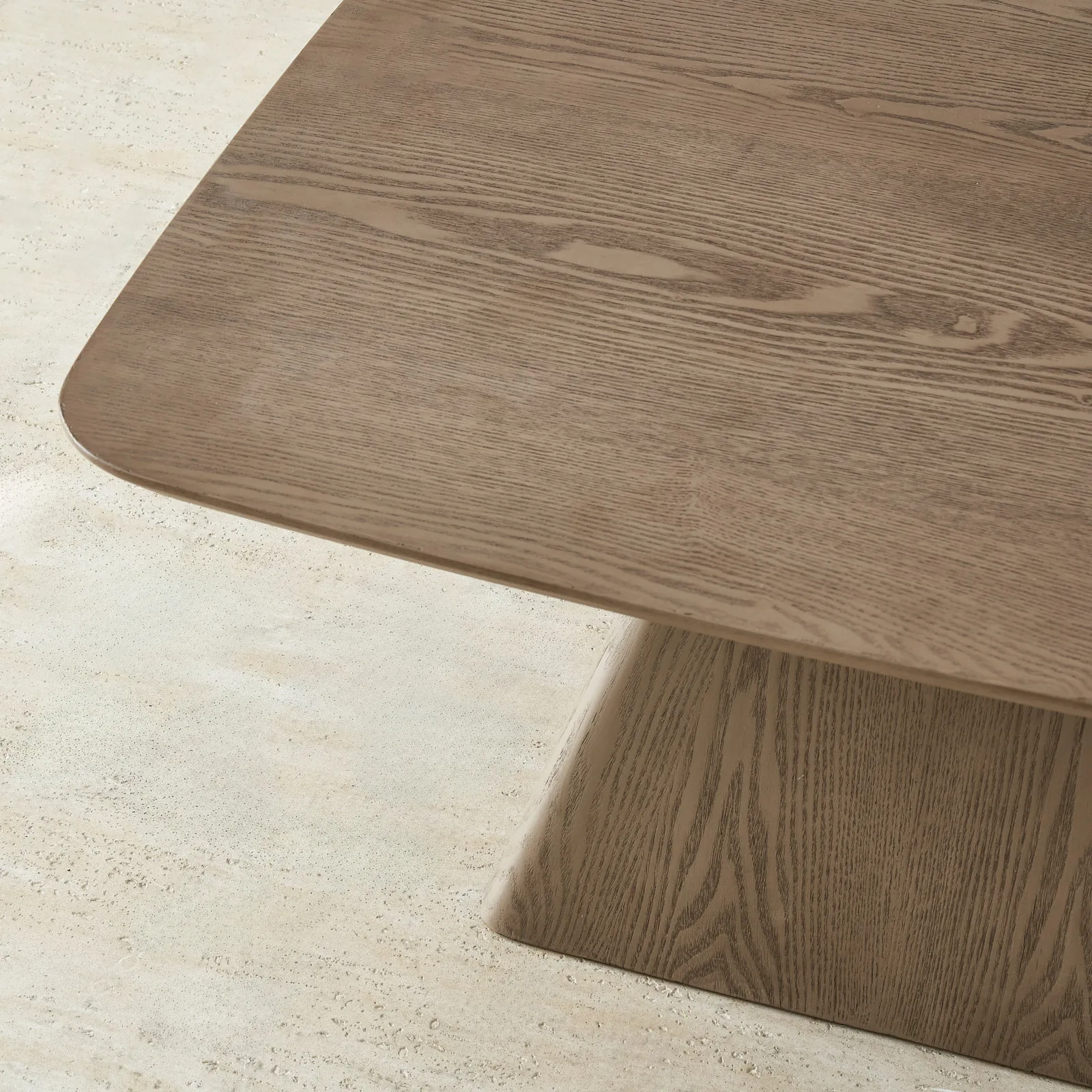 Dunstan Medium Brown Veneer High Coffee Table | Koala Living
