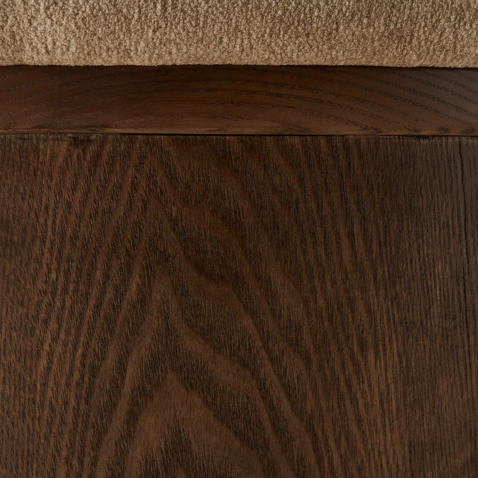 Lila Soft Beige Fabric Dining Chair - Amber Brown Wooden Legs | Koala ...