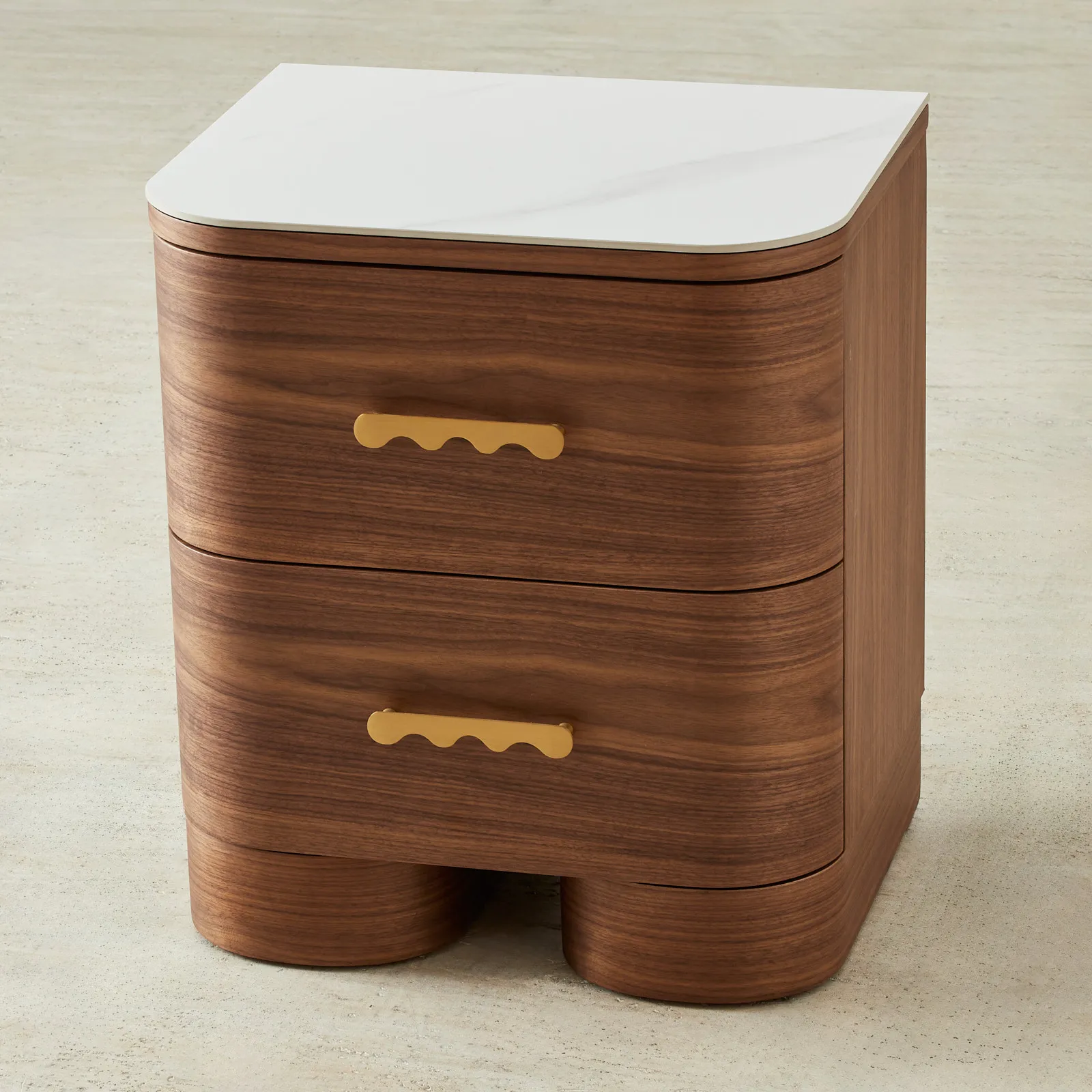 Terzetto Kids Mocha Walnut Bedside Table | Koala Living