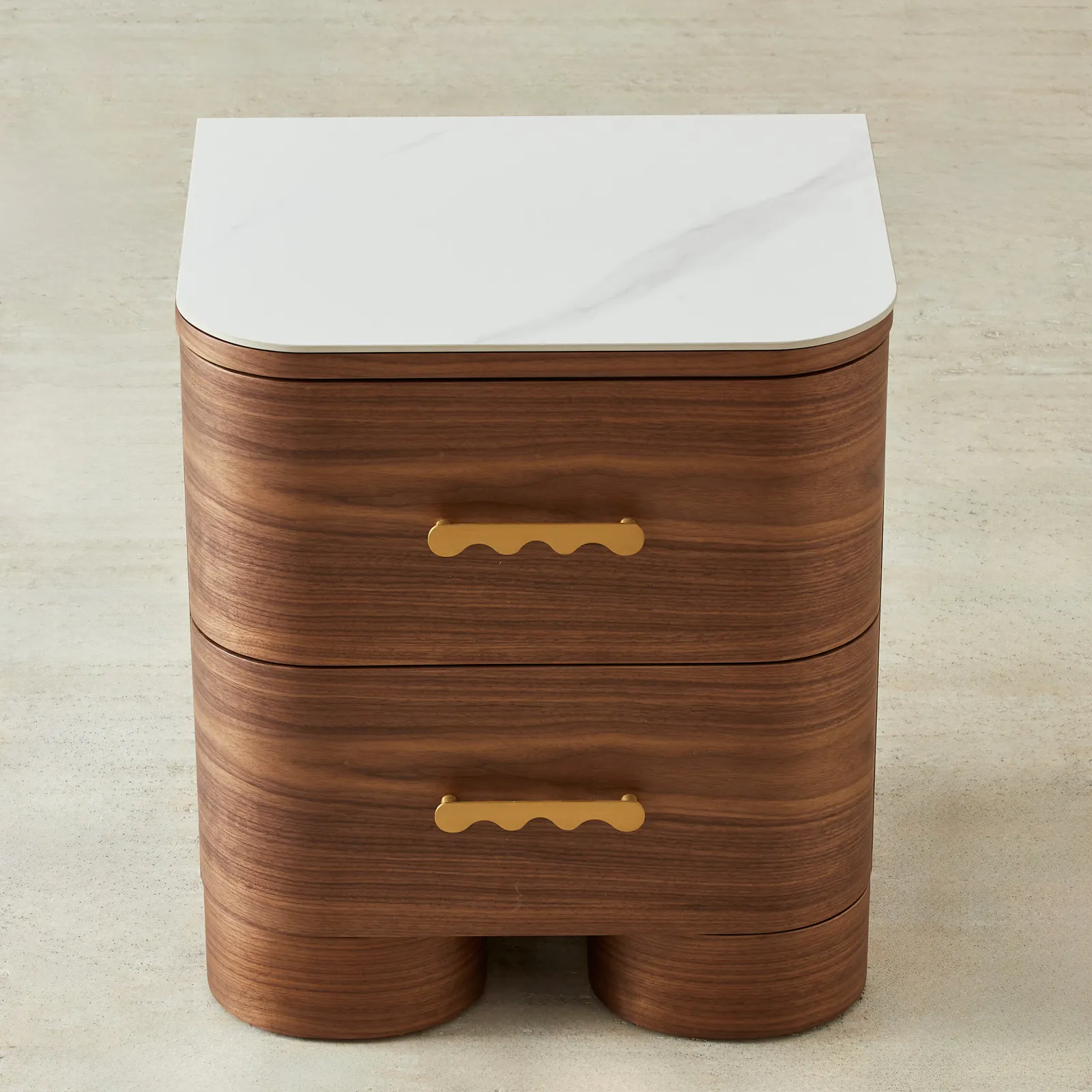 Terzetto Kids Mocha Walnut Bedside Table | Koala Living