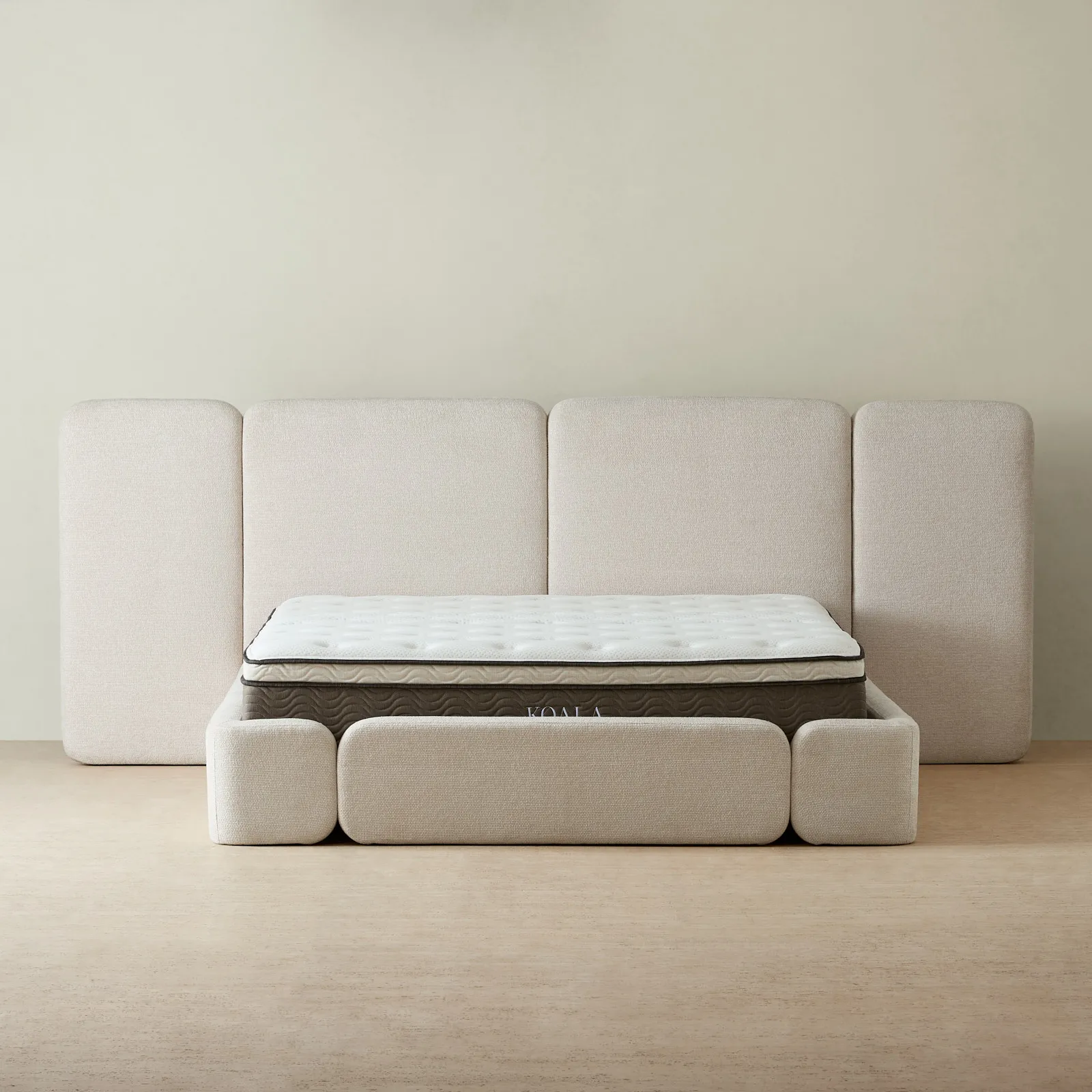Arcadia Warm Ivory Queen Bed | Koala Living