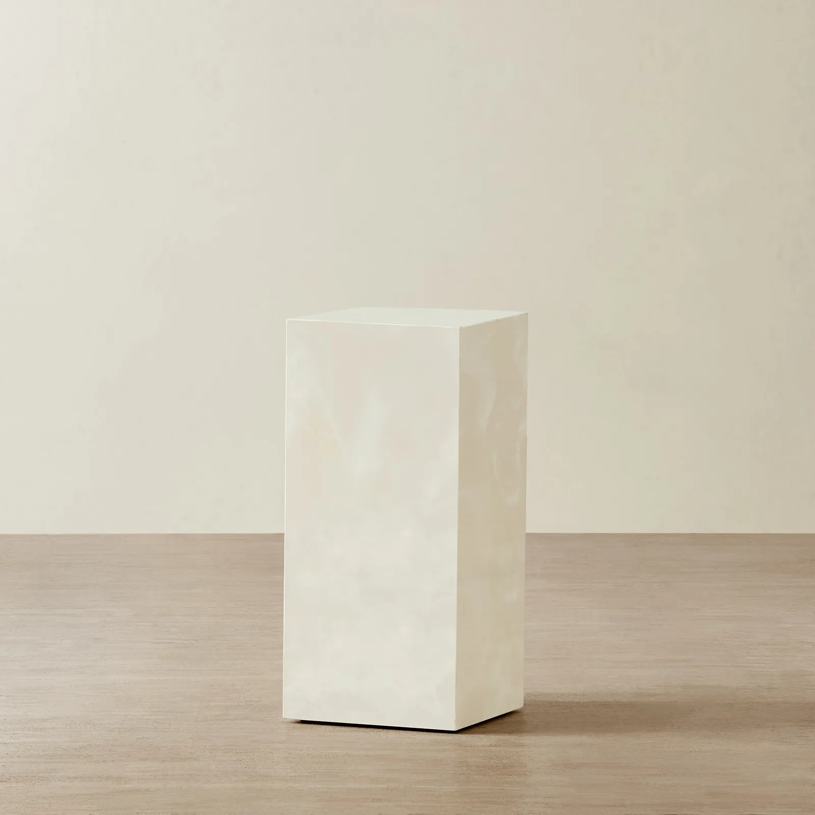 Santorini Snow Glossy Sintered Stone Medium Plinth 35x35x65cm | Koala ...