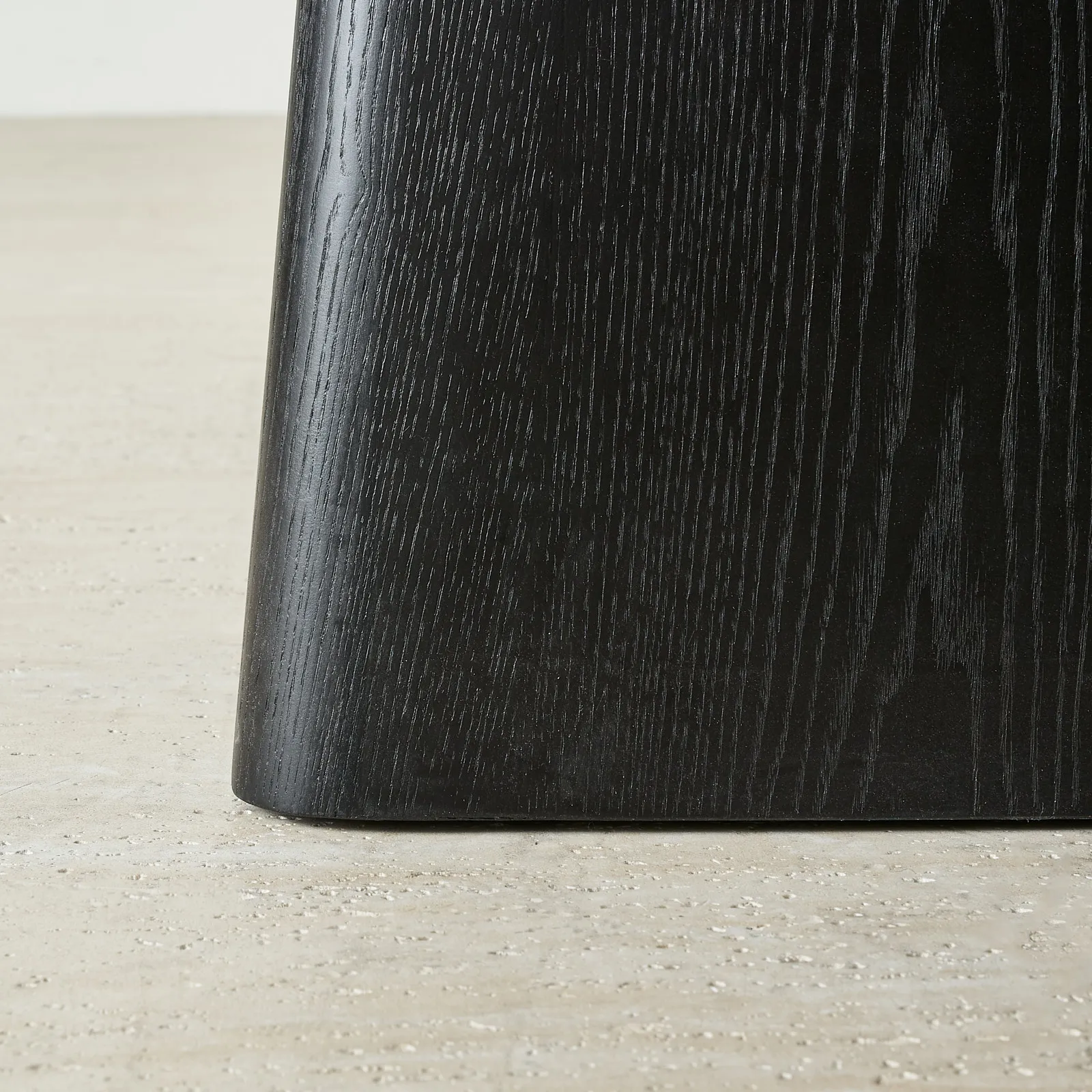 Dunstan Black Ash Veneer Rectangular Dining Table with Statuario White ...