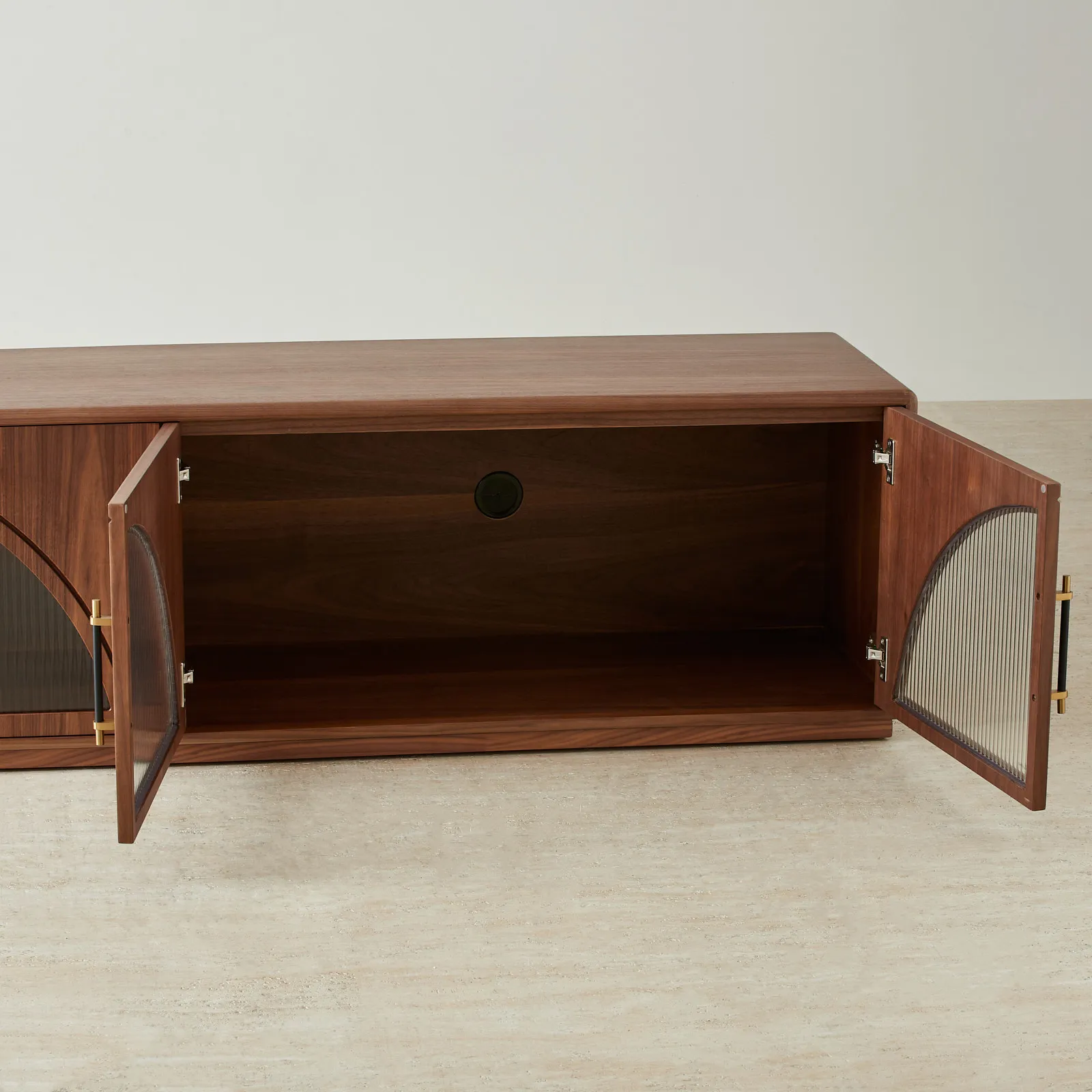 Costanza Mocha Walnut Brown Wooden Entertainment Unit | Koala Living