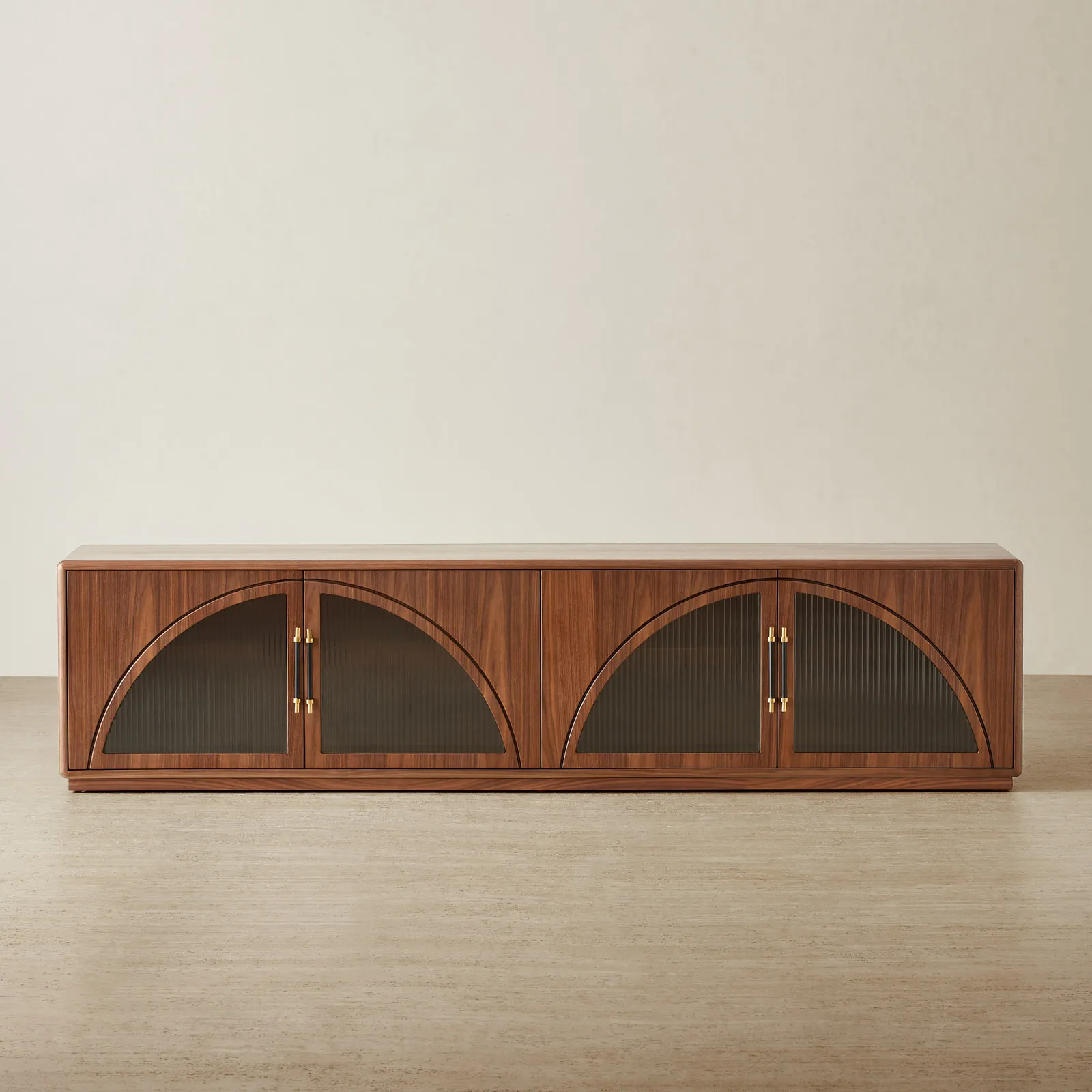 Costanza Mocha Walnut Brown Wooden Entertainment Unit | Koala Living