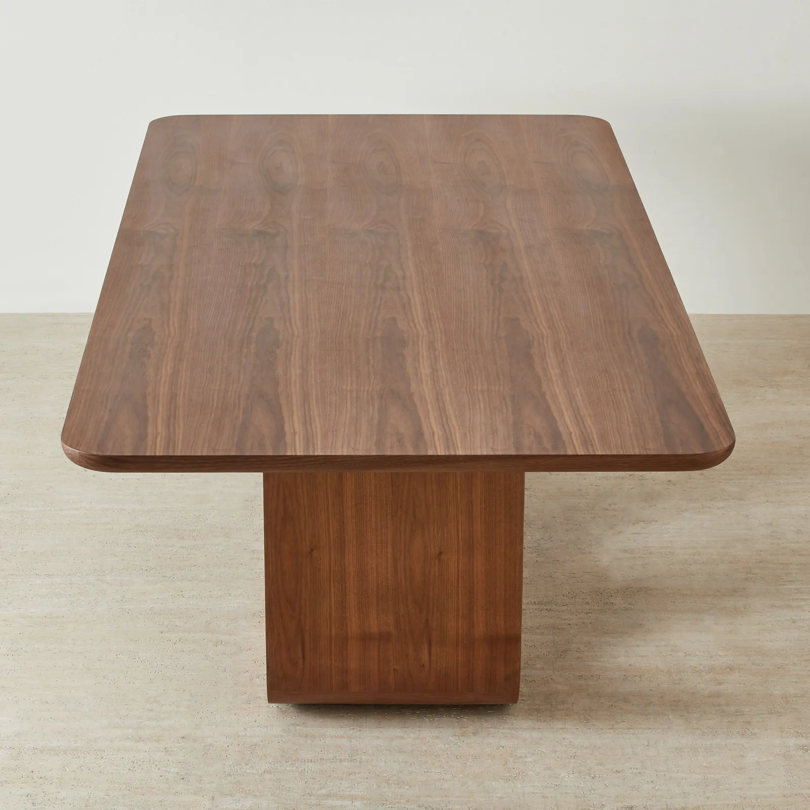 Costanza Mocha Walnut Brown Wooden Dining Table | Koala Living