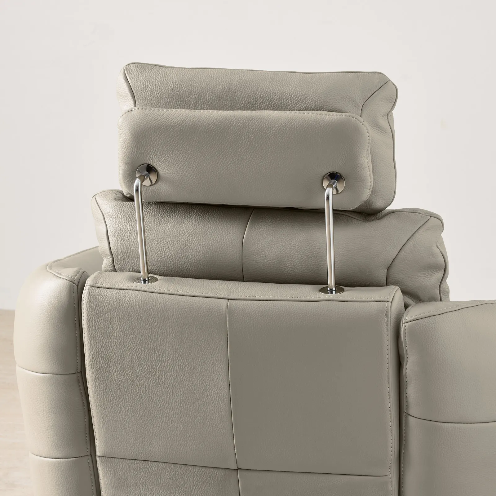 Sherlock Milk Coffee Leather Electric Rocker Chair | Koala Living