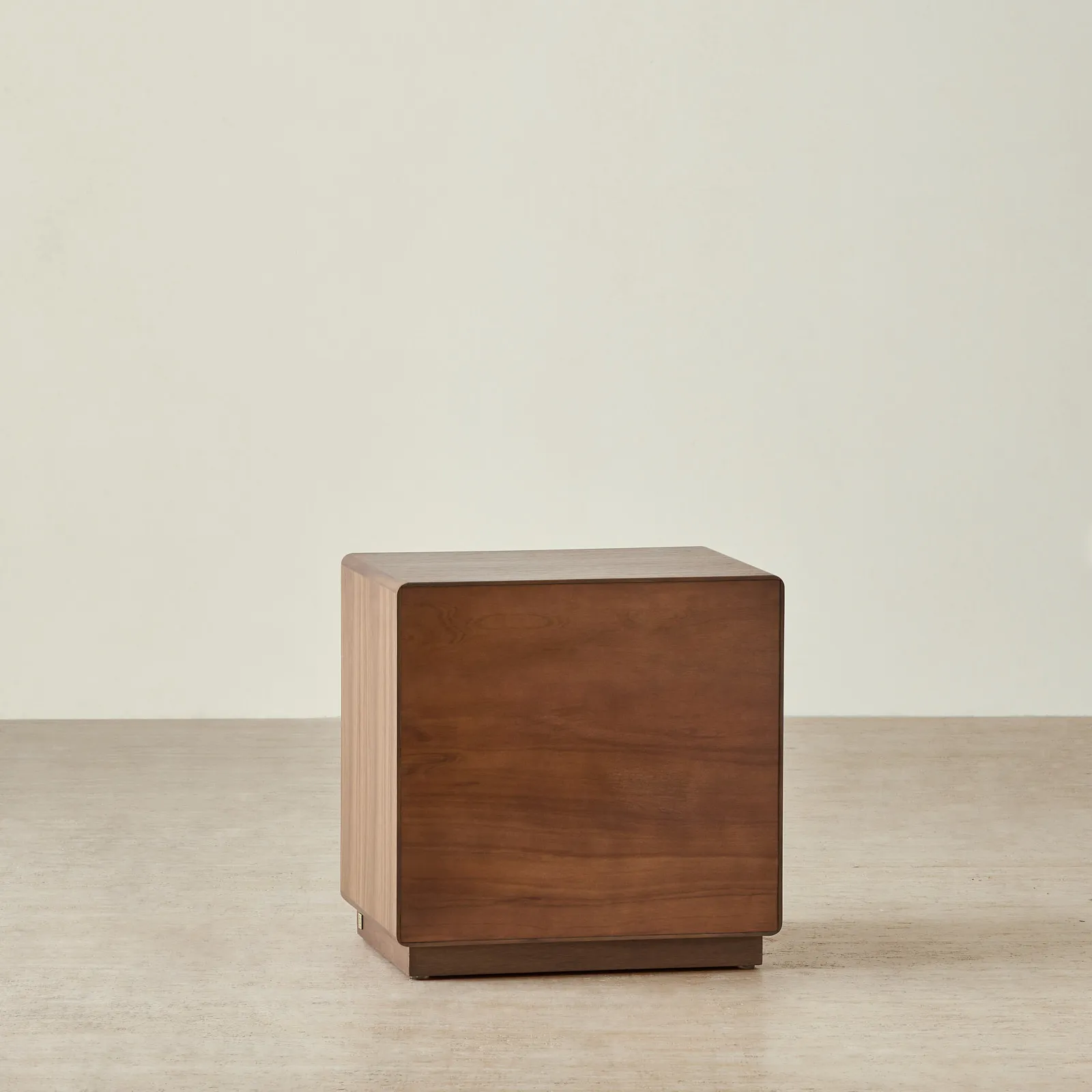 Costanza Mocha Walnut Brown Wooden Bedside Table | Koala Living