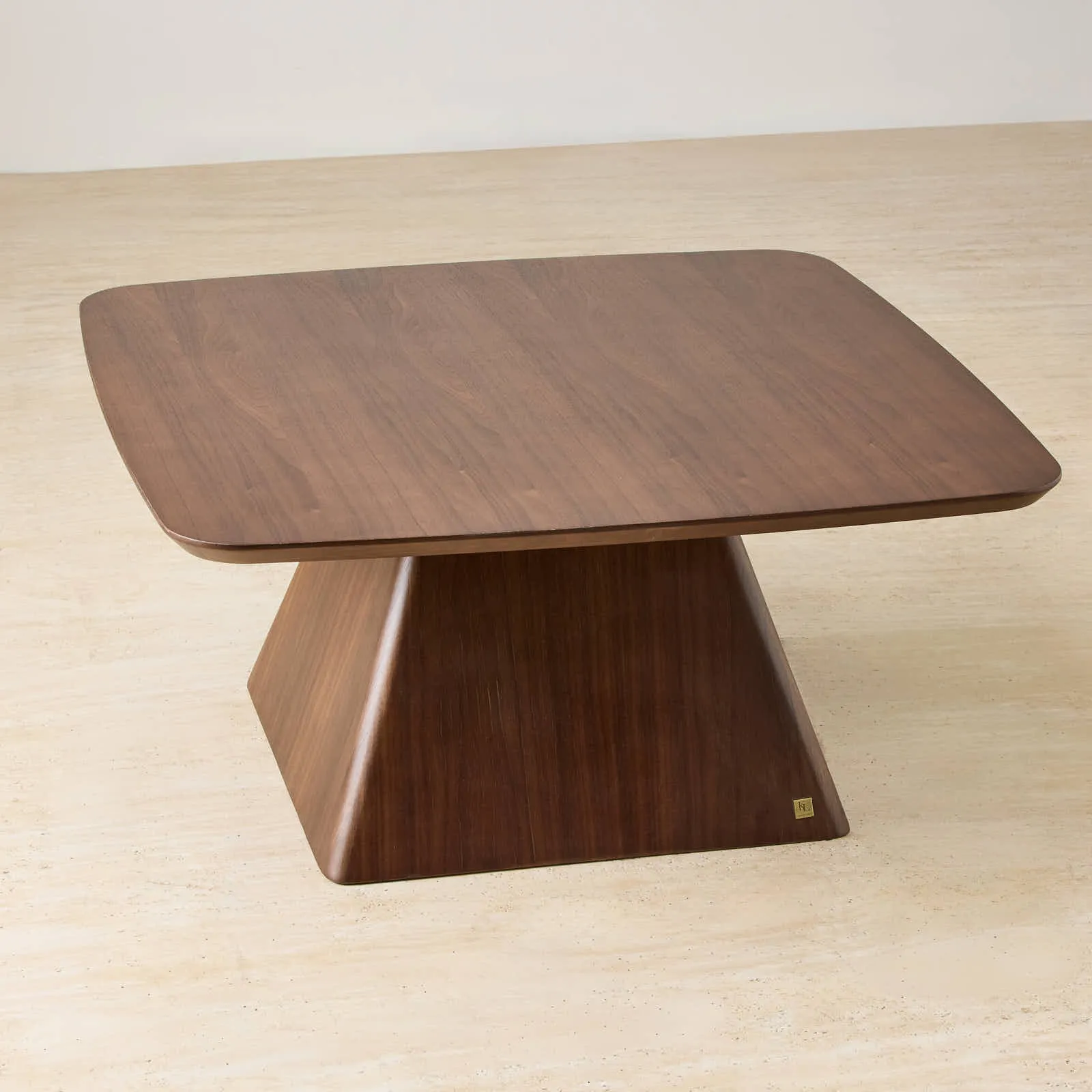 Dunstan Smoky Walnut Veneer High Coffee Table | Koala Living