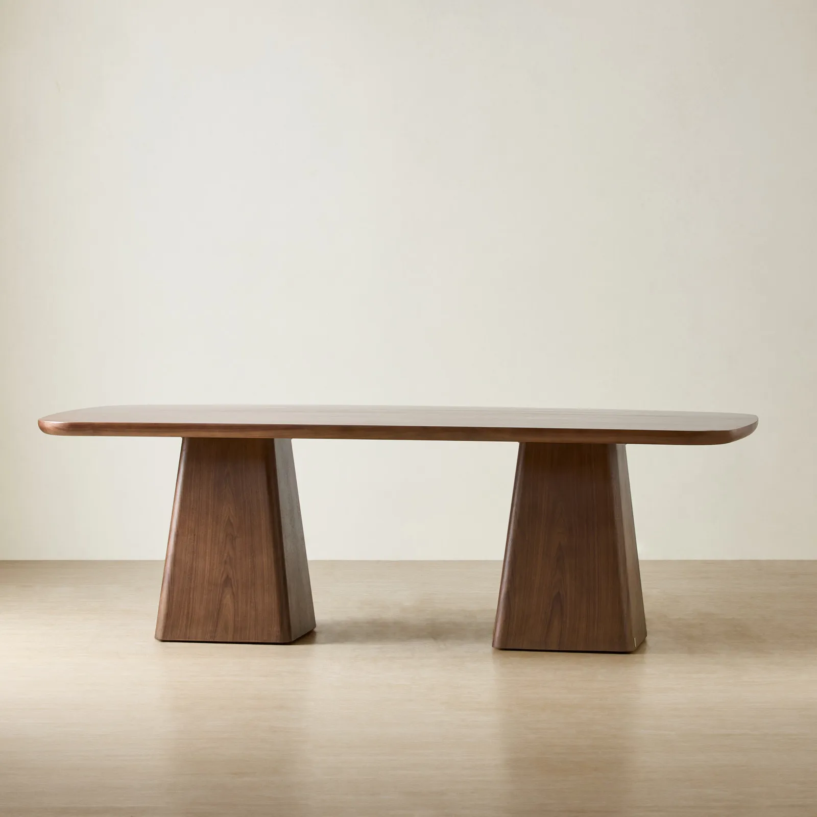 Dunstan Smoky Walnut Veneer Rectangular Dining Table - 240x120cm ...