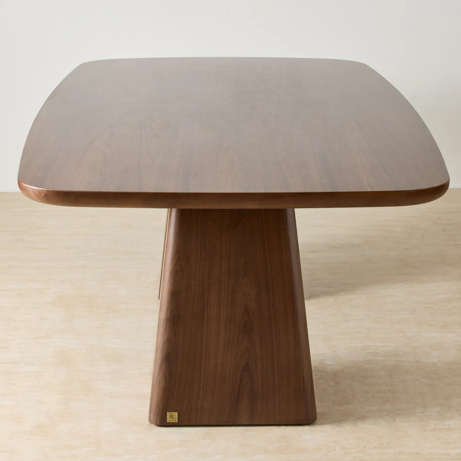 Dunstan Smoky Walnut Veneer Rectangular Dining Table - 240x120cm ...