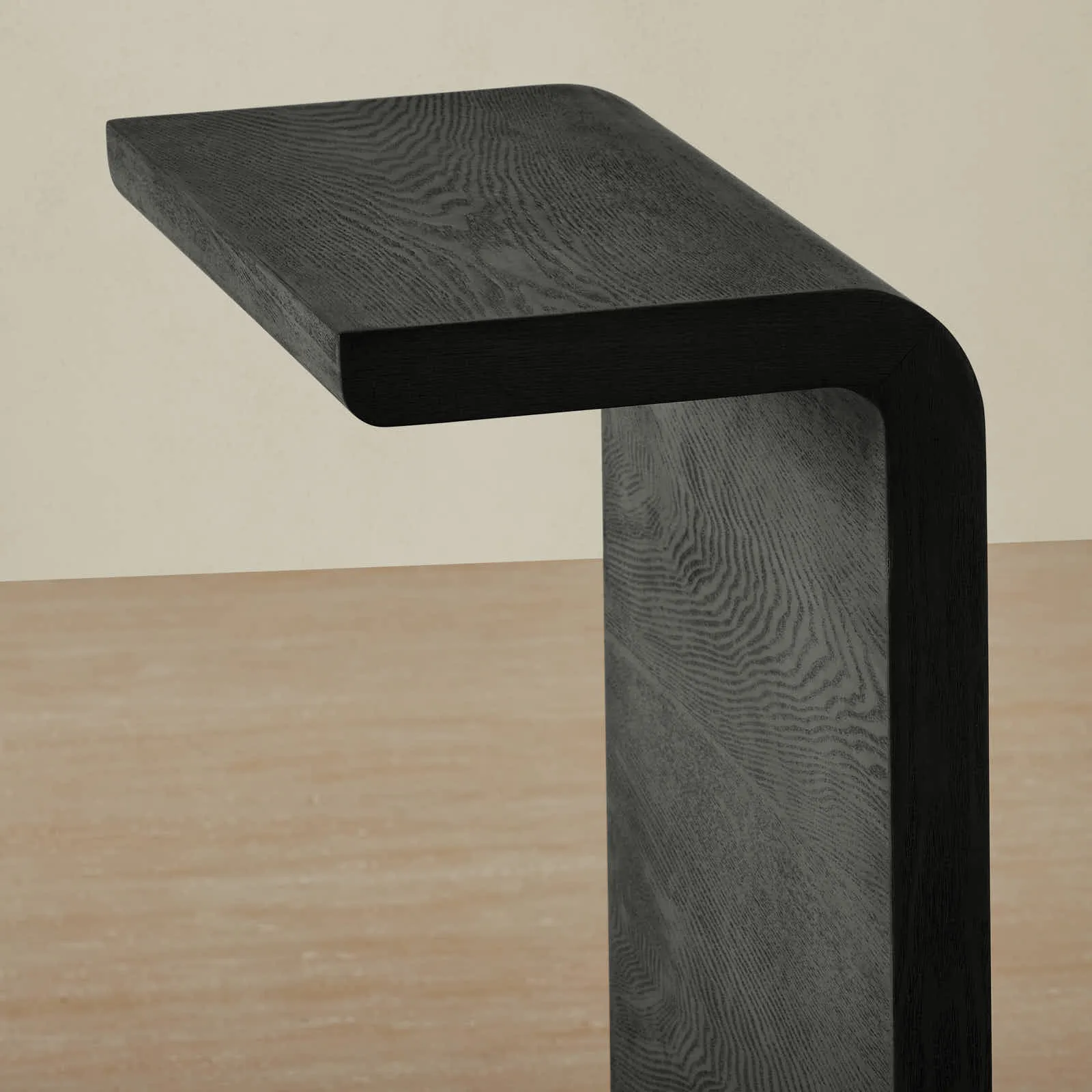 Reeves Black Ash Veneer Side Table | Koala Living