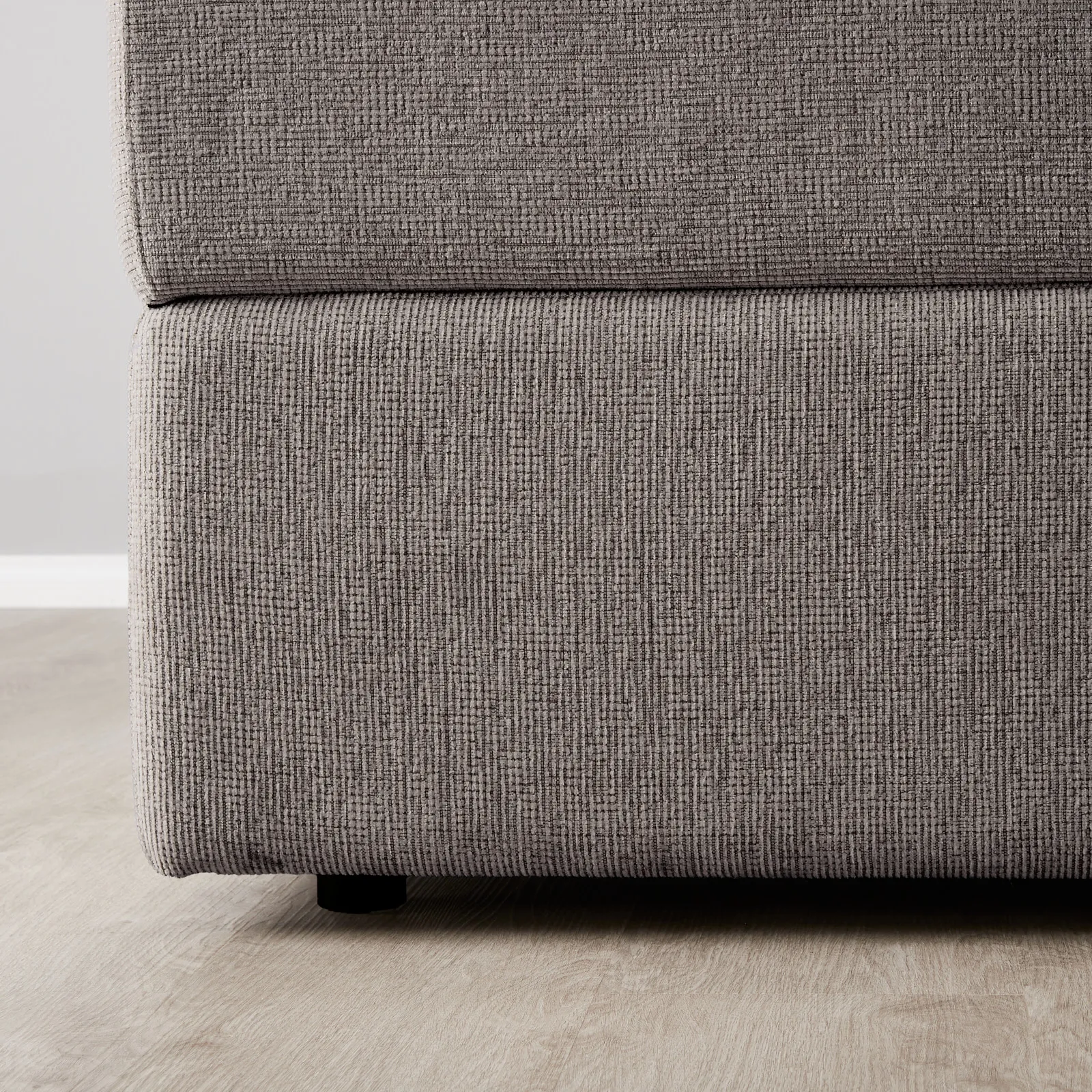 Riviera III Graphite 2 Pieces Modular Fabric Sofa