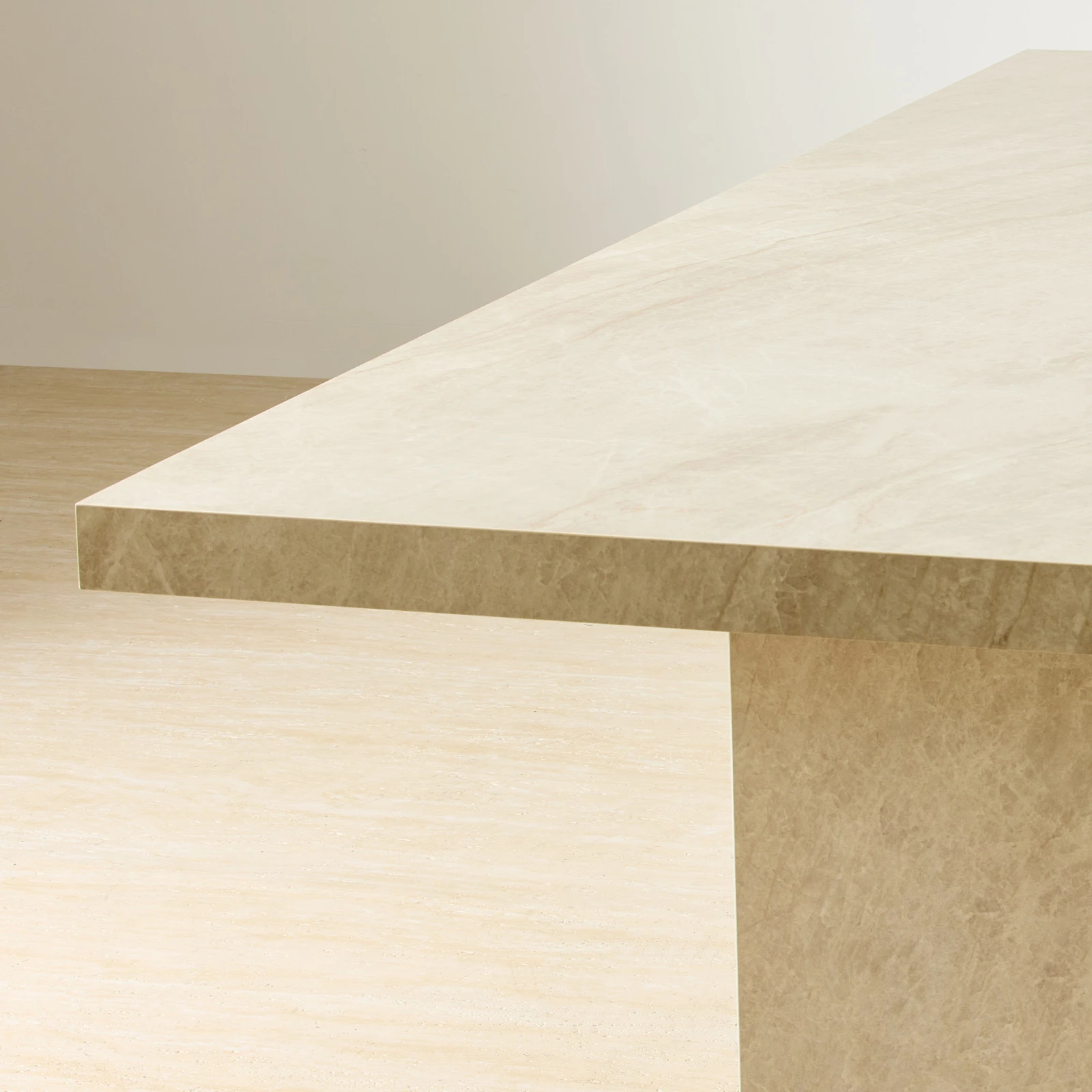 Port Lucienne Taj Mahal Sintered Stone Dining Table 240x118cm | Koala ...