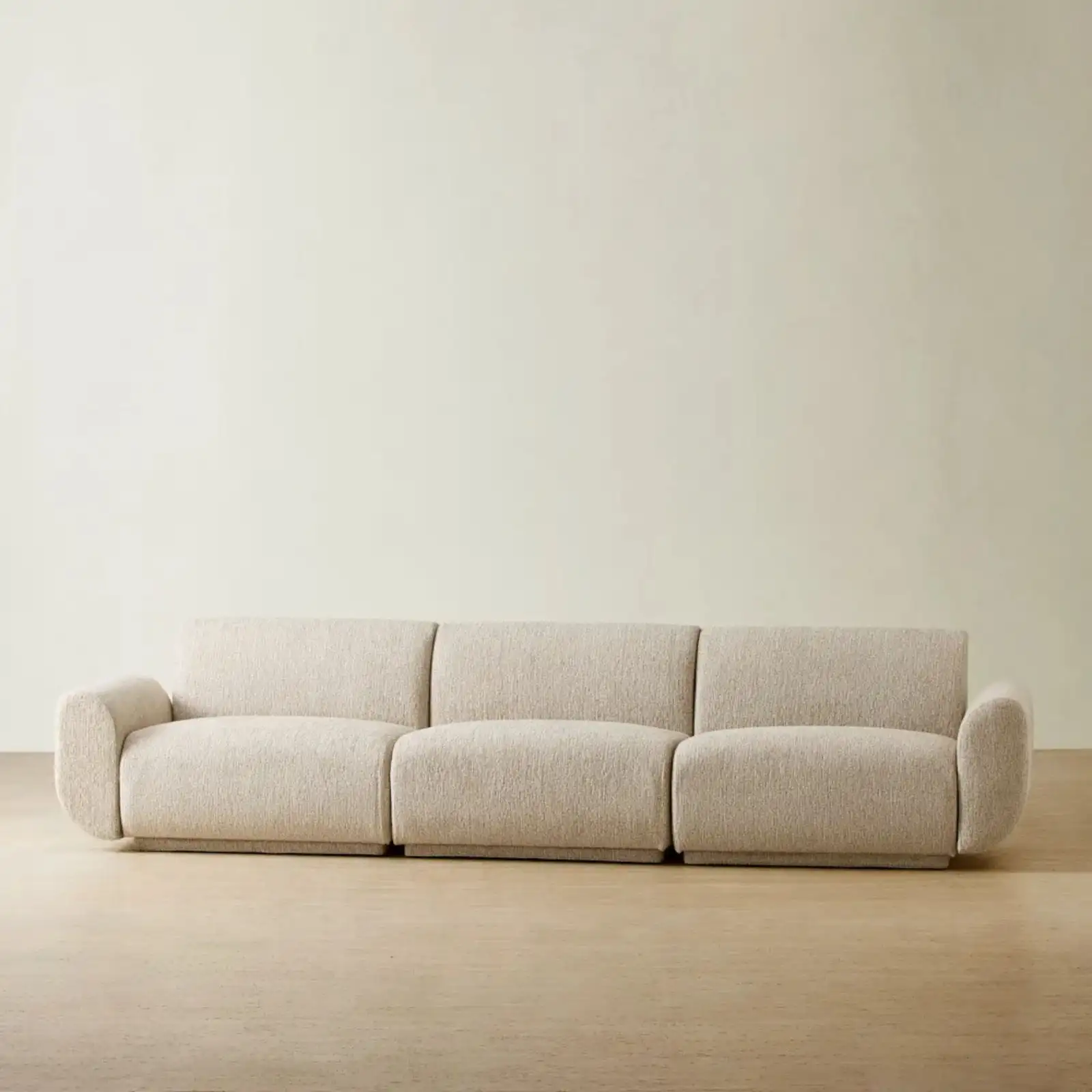 Vero Dusty Beige Fabric 3 Pieces Modular Sofa | Koala Living